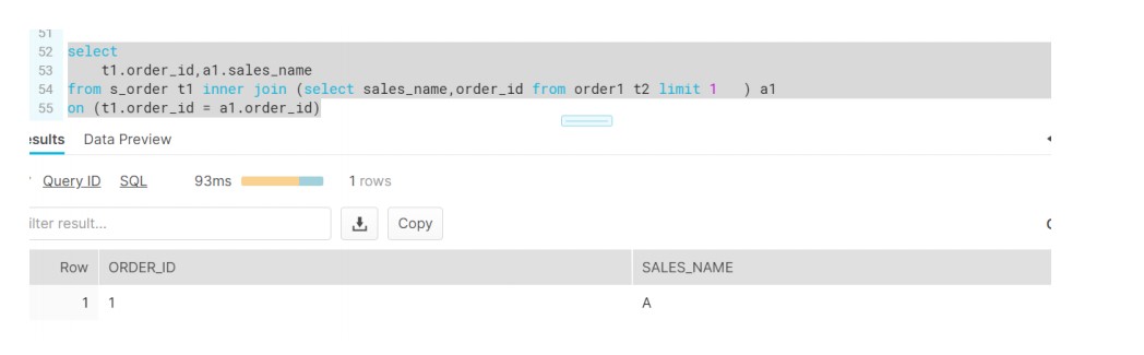 SQL compilation error: Unsupported subquery type. - Cloudyard