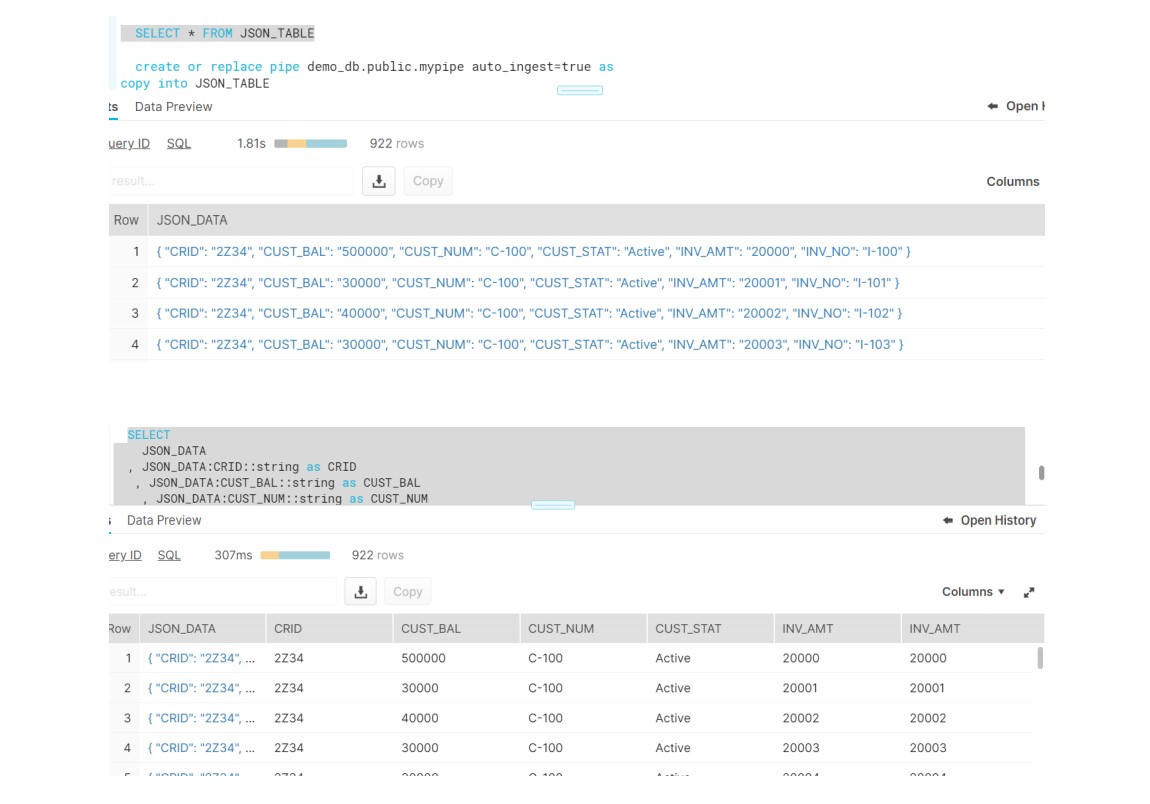 Kinesis Firehose and Snowflake Steps: Kinesis and Snowflake Integrate