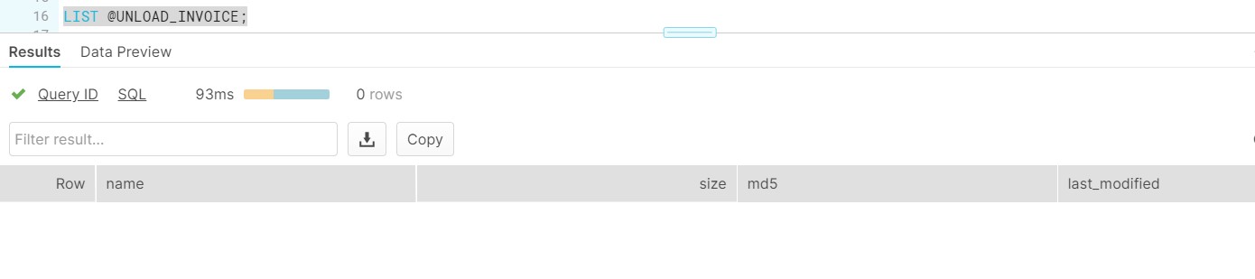 Snowflake : Unload Table to Stage Area - Cloudyard