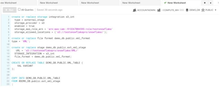 Snowflake: Load and Analyze XML file... - Cloudyard