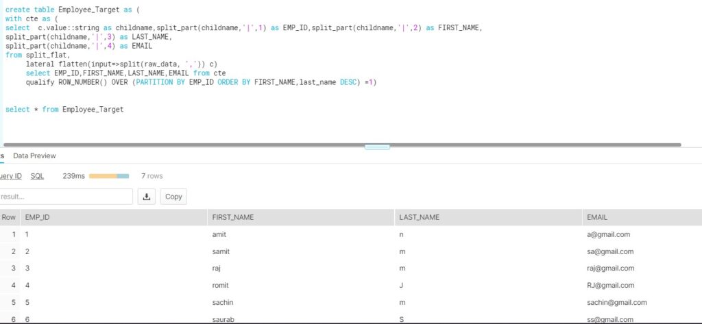 Snowflake: SPLIT,SPLIT_PART and FLATTEN - Cloudyard