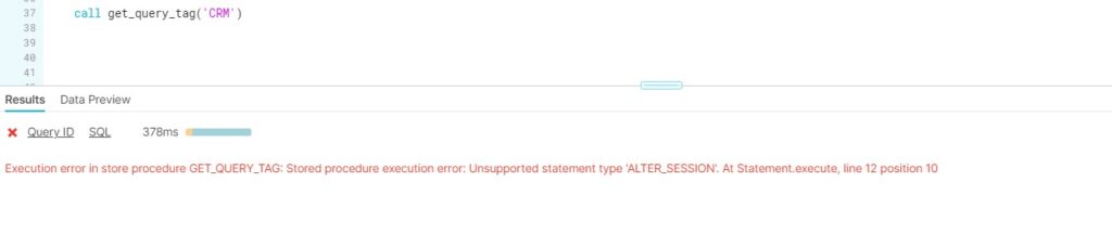 Snowflake: Setting SESSION parameter via Stored Procedure - Cloudyard