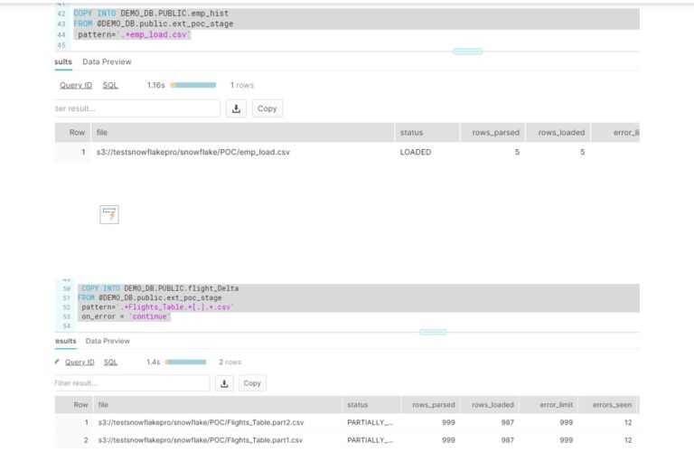 Snowflake : PATTERN with REGEX in COPY command - Cloudyard