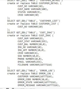 GET_DDL: Sql Script, JS and Python - Cloudyard