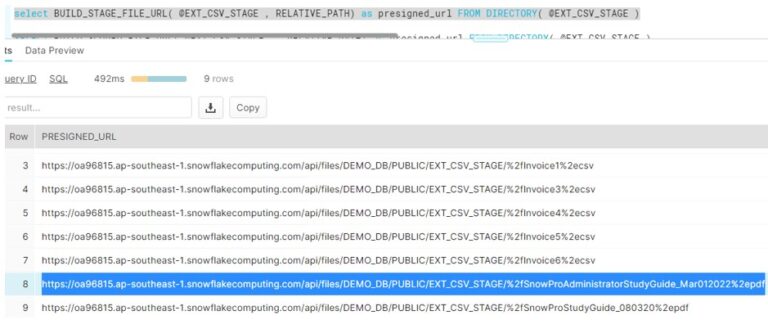 Directory Tables functions - Cloudyard