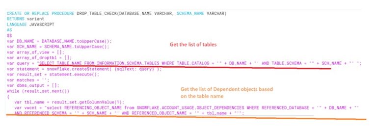 Identify underlying table in VIEWS via procedure - Cloudyard