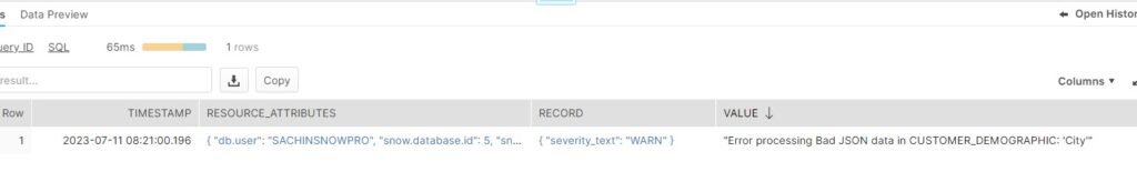 Snowflake: Logging with Event tables - Cloudyard