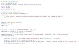 Streamlit: Create and Load Table Dynamically - Cloudyard