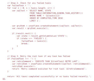 Tasks Failure Recovery in Snowflake with RETRY LAST - Cloudyard